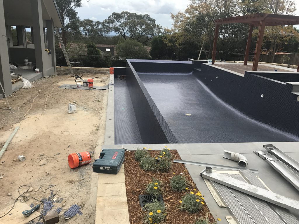 Large dark coloured pool, in the heart of Castle Hill, another good ...